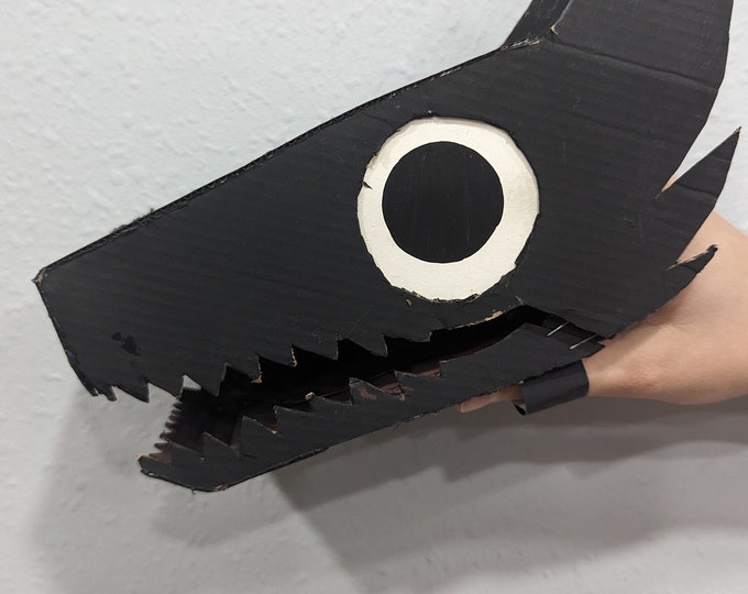 Paper Dragon Puppet Paper Handmade Premade NEED GONE ASAP Scary Moving ...