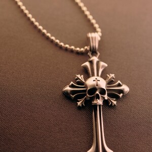 Skull Cross Pendant - Etsy