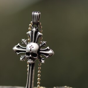 Skull Cross Pendant - Etsy