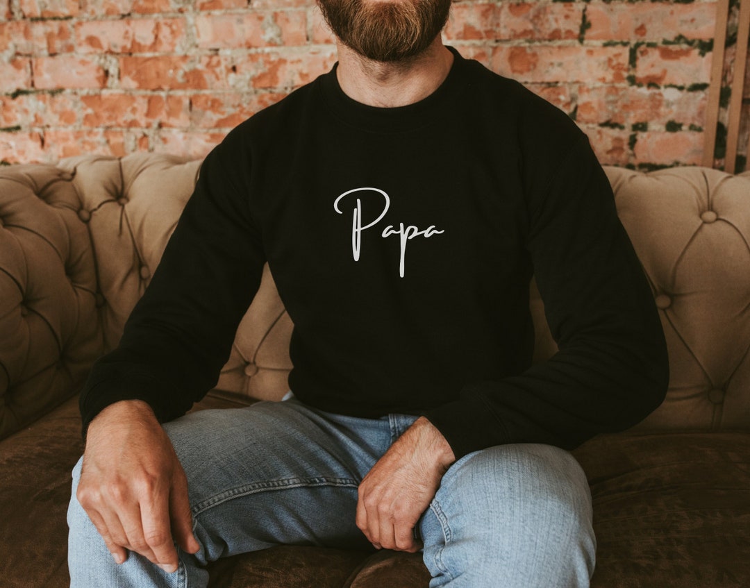 Papa Sweatshirt, Father's Day Celebration Sweatshirt, Gift for Papa ...