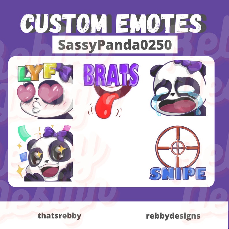 Custom Chibi Emotes X 1 | Premium Quality | Made to Order | Twitch ...