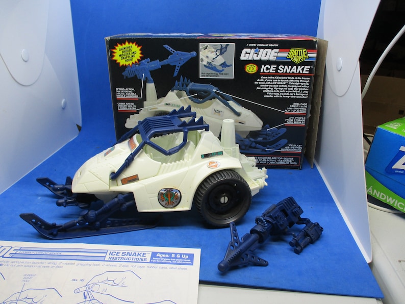 1992 Hasbro: Gi Joe (battle Corps) “ice Snake” Vehicle (complete) - Etsy