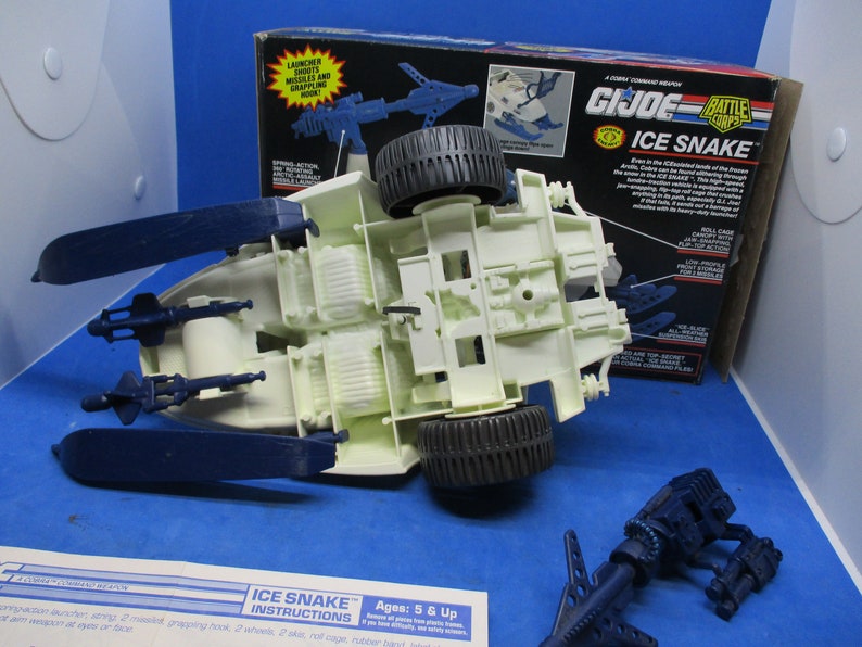 1992 Hasbro: Gi Joe (battle Corps) “ice Snake” Vehicle (complete) - Etsy