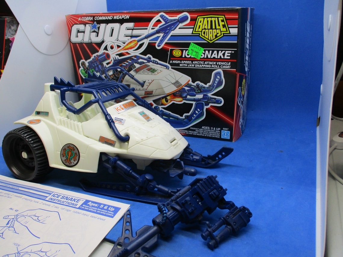 1992 Hasbro: Gi Joe (battle Corps) “ice Snake” Vehicle (complete) - Etsy