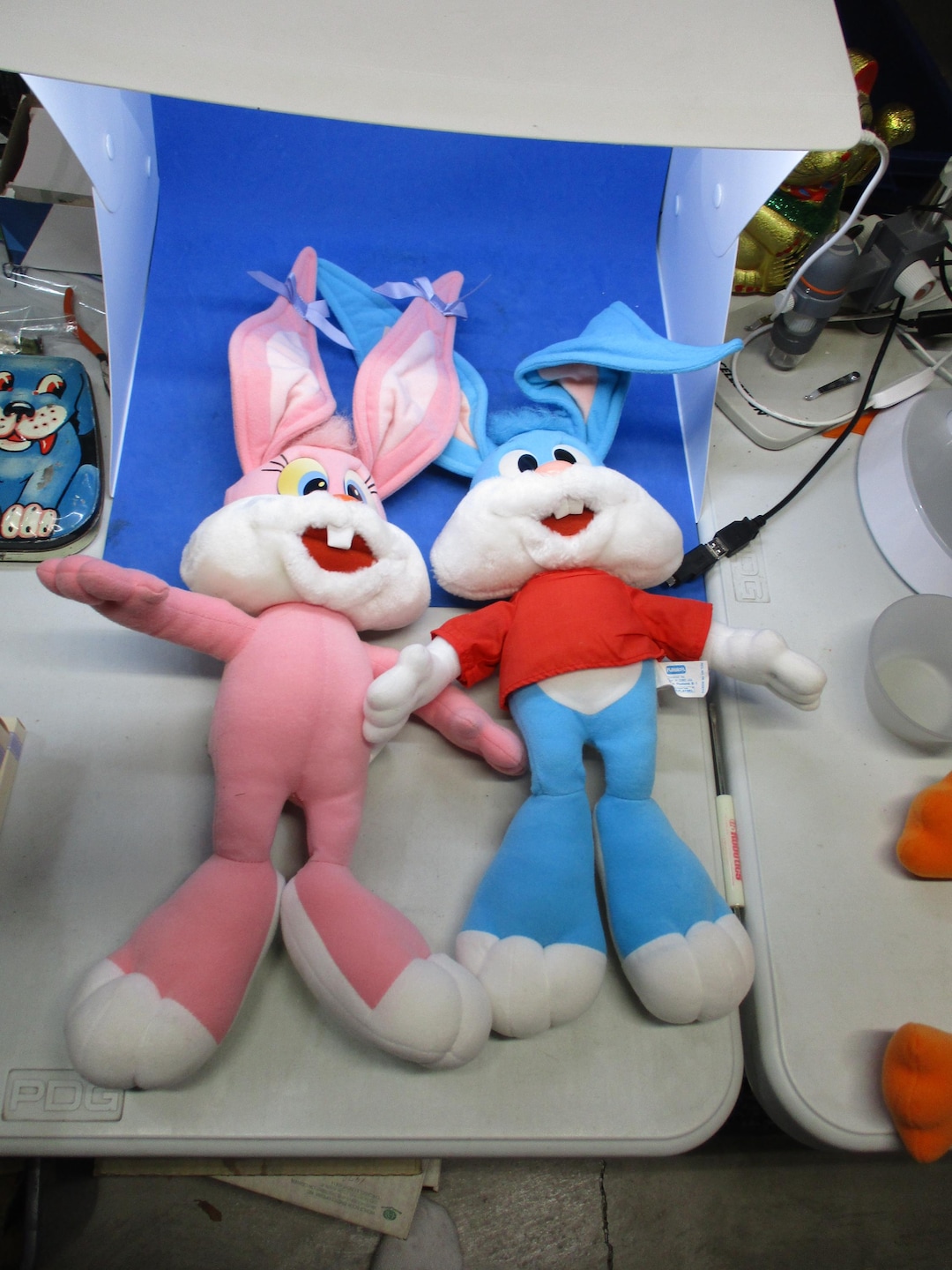 Vintage 1990 Tiny Toons Adventures Babs Buster Bunny 15 Plush Playskool ...
