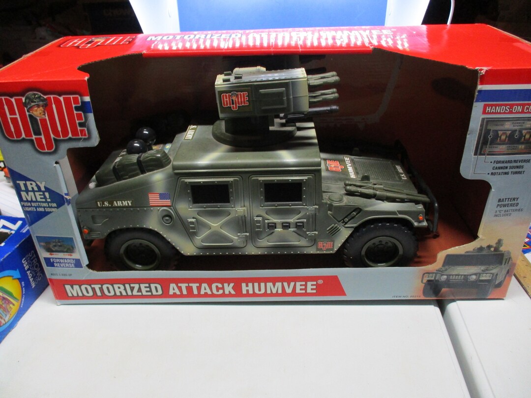 Gi Joe Us Army Motorized Attack Humvee Battery Operated 2001 - Etsy