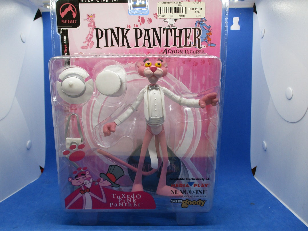 White Tuxedo Pink Panther 40th Action Figure Suncoast Palisades Toys ...