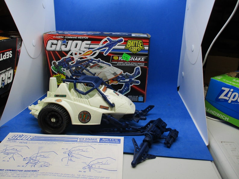 1992 Hasbro: Gi Joe (battle Corps) “ice Snake” Vehicle (complete) - Etsy