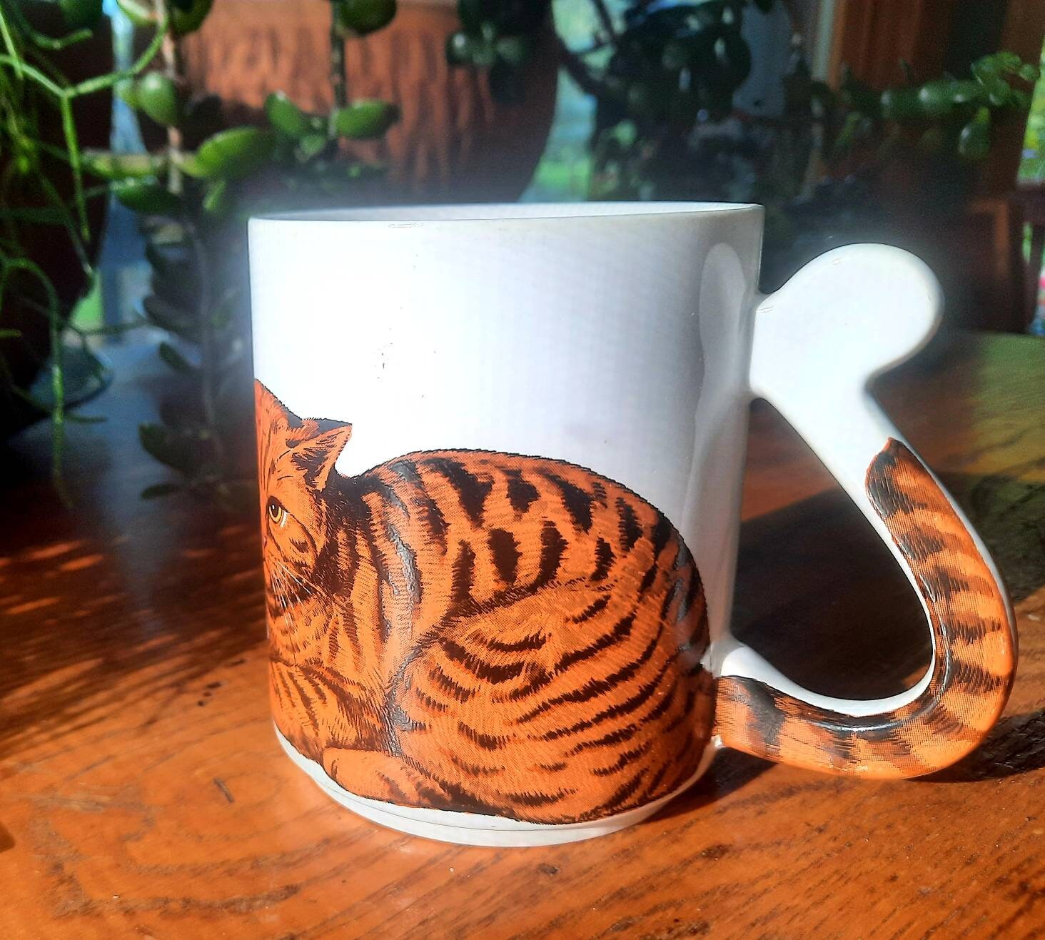 Vintage Ceramic Cat Cup. Smug Looking Cat. - Etsy