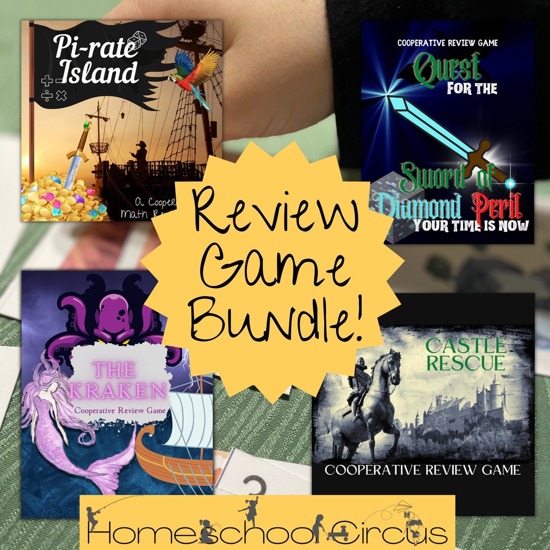 Review Game Bundle: Castle Rescue, Pi-rate Island, Quest for the Sword ...