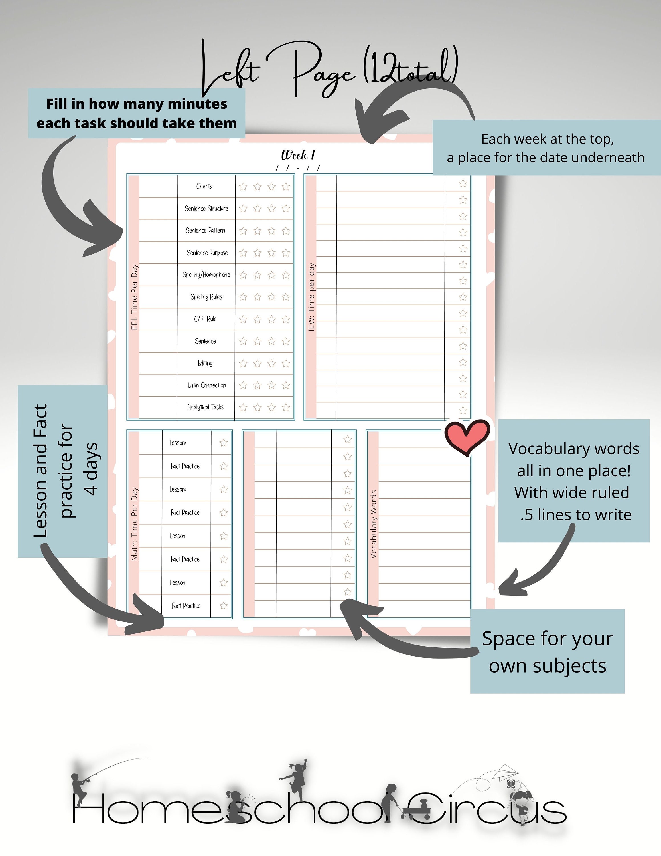 Classical Conversations Essentials Student Planner Time - Etsy