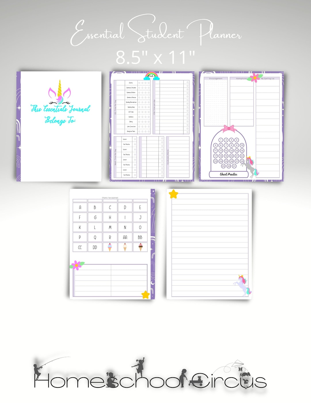Unicorn-classical Conversations Essentials Student Planner Time ...