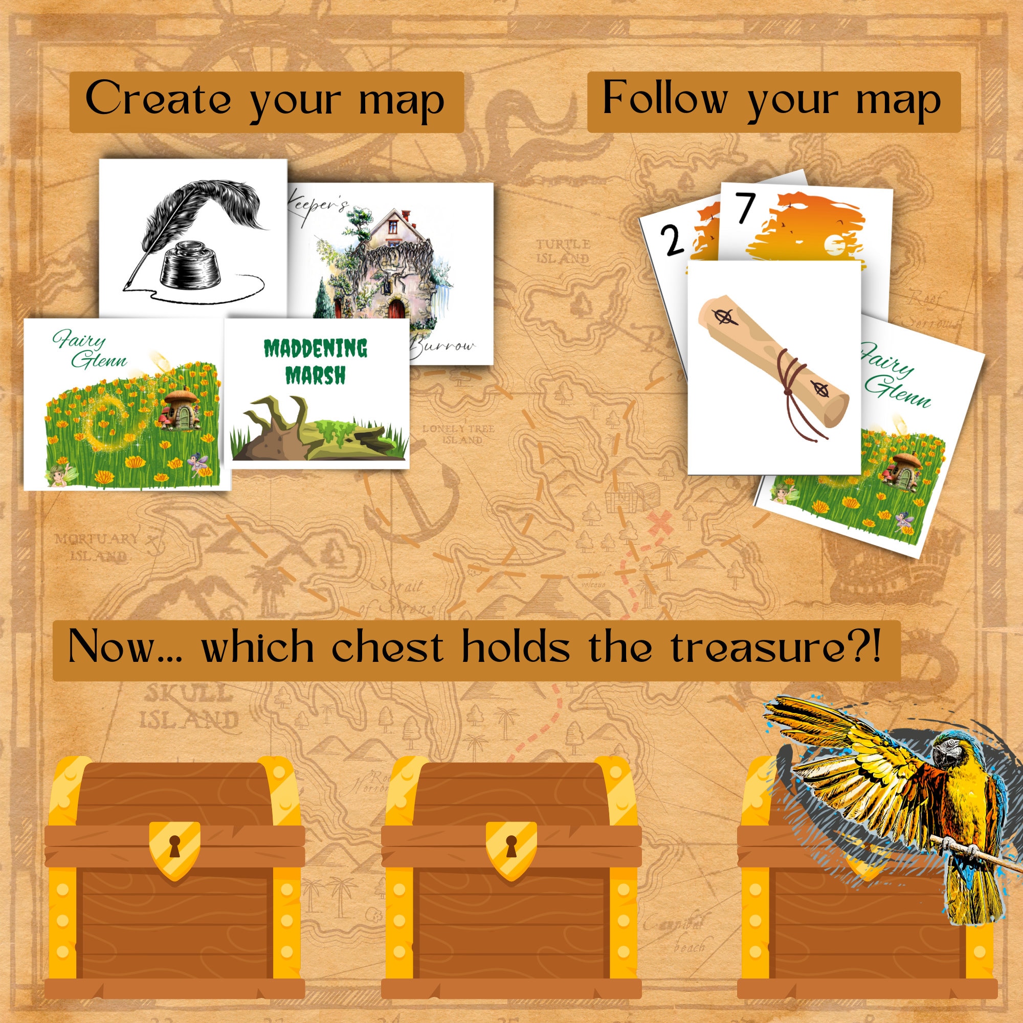 Pirate Island, a Cooperative Math Game They Can All Play, Printable PDF ...