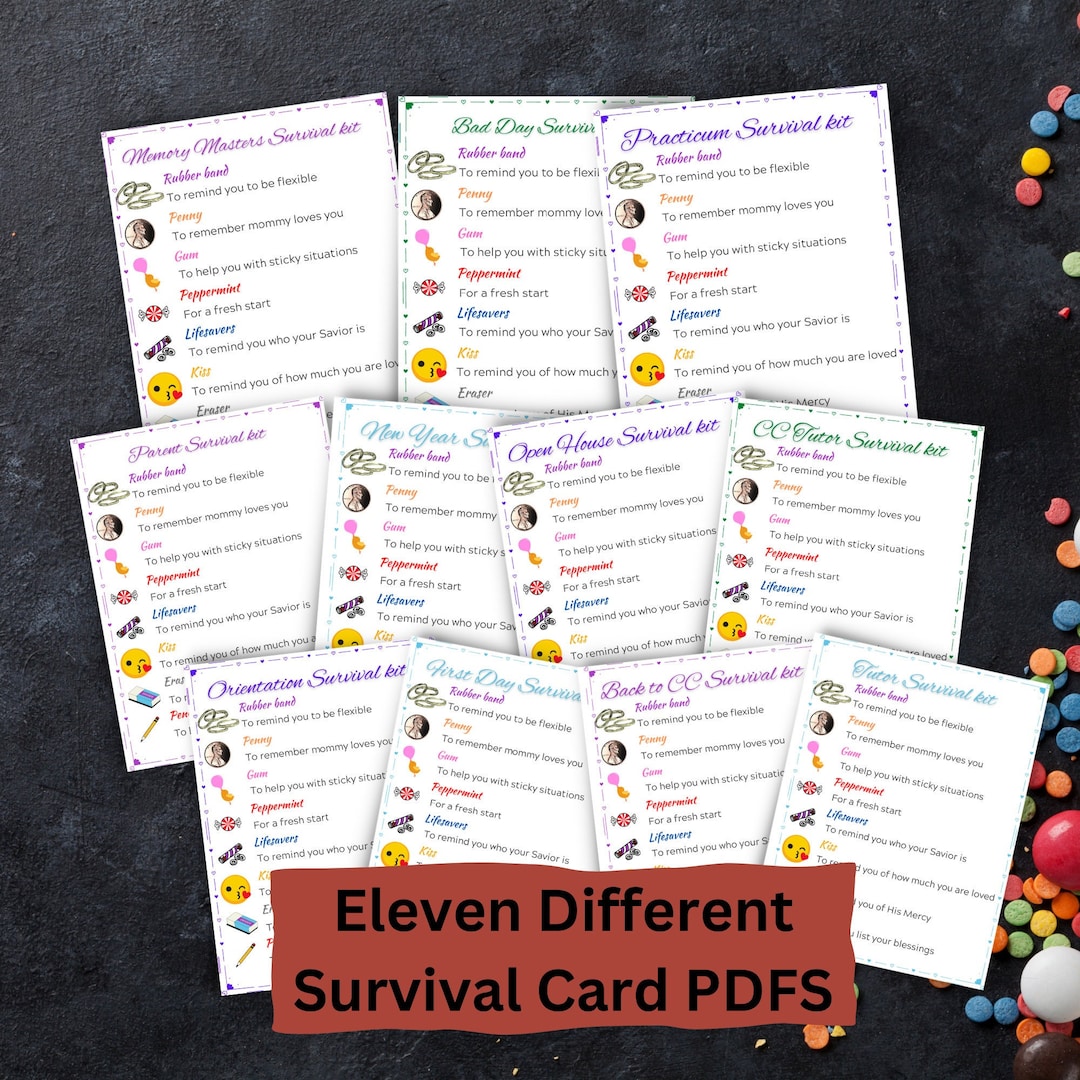 CC Survival Kit, Tutor, Director, Parent, School, for Practicum, Back ...