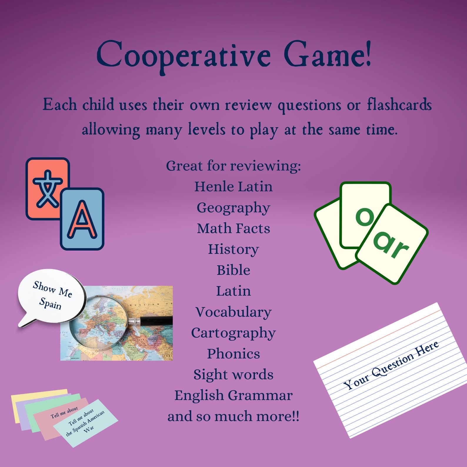 The Kraken Printable Cooperative Review Game - Etsy