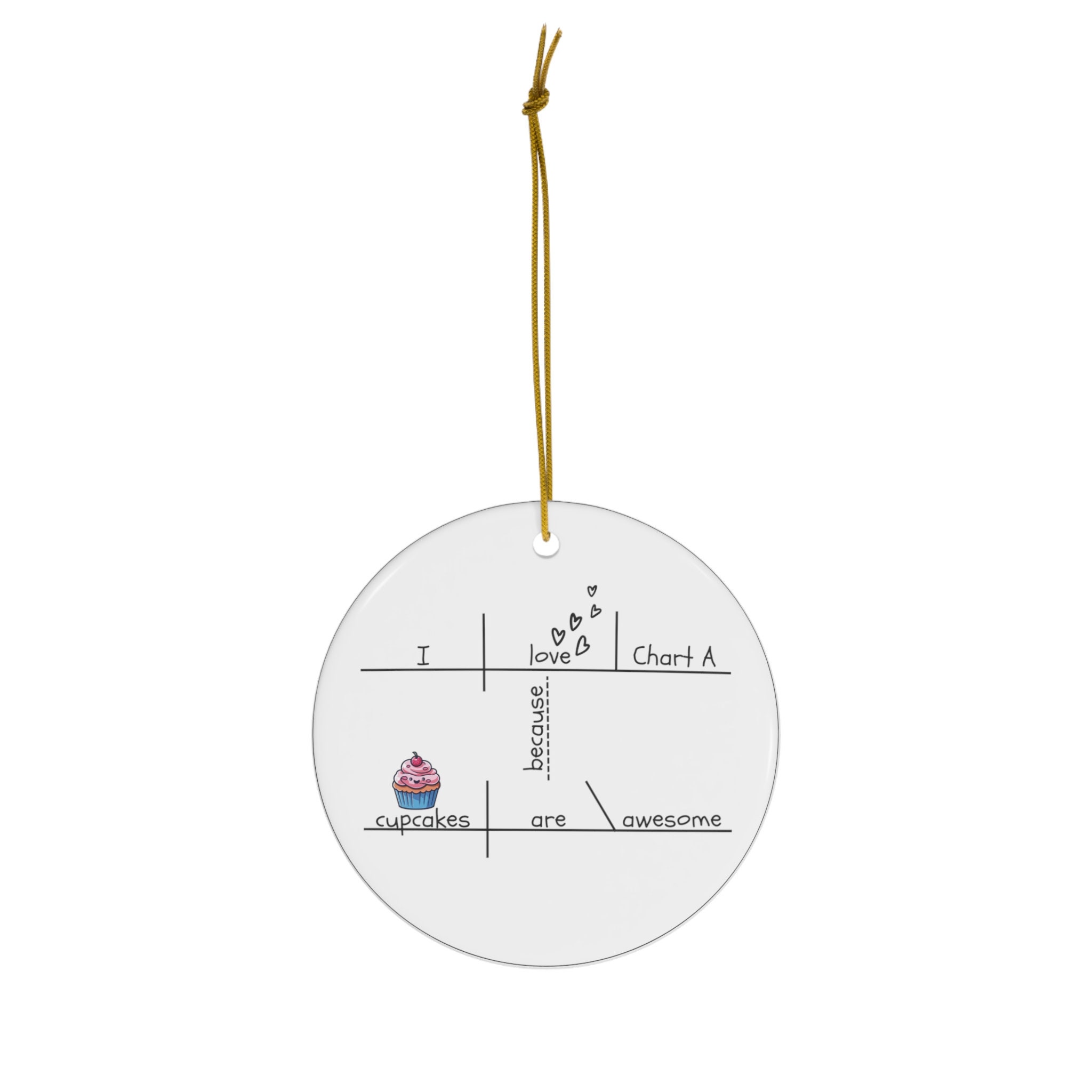 CC Chart A Cupcake Essentials Christmas Ornament Gift for Essentials ...