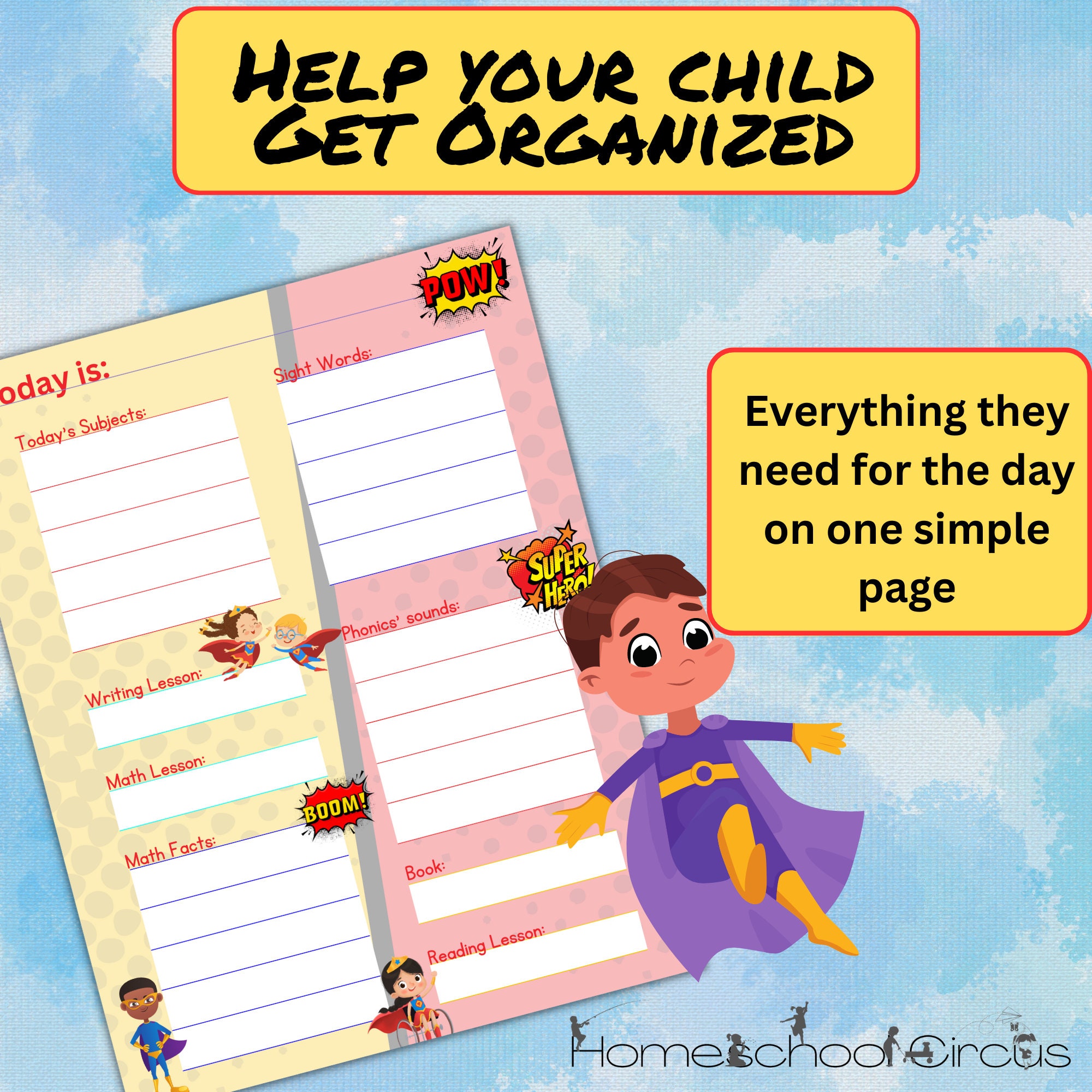 Printable Plan My Day Printable Planning Sheets for Early - Etsy