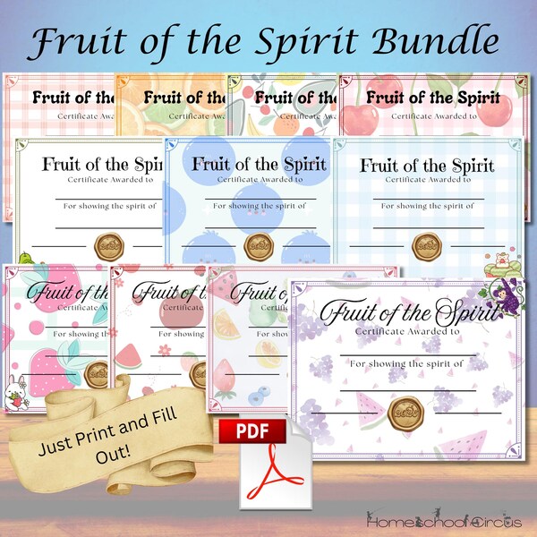 Christian Character Awards - Etsy