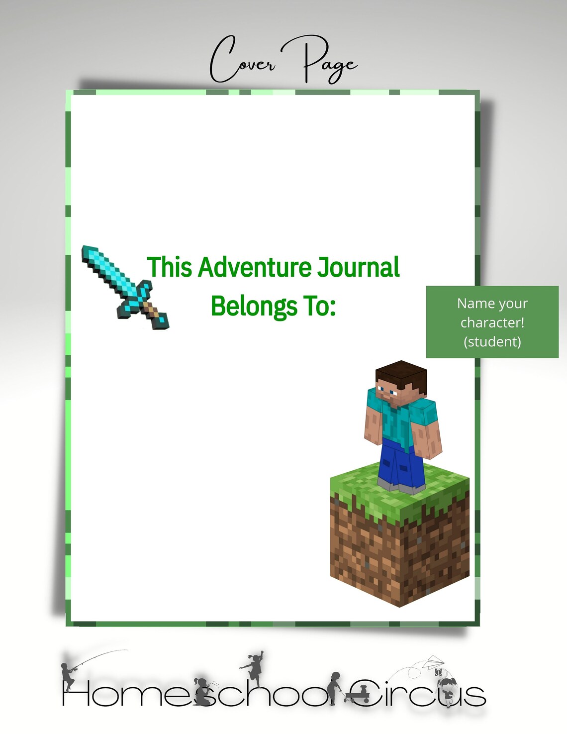 Minecraft-student Planner Time Management Homeschool School - Etsy