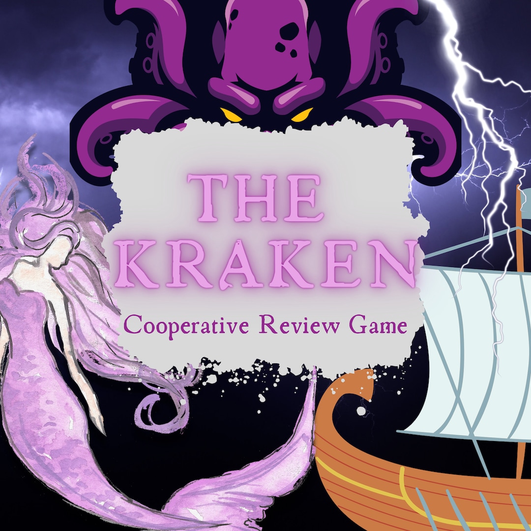 The Kraken Printable Cooperative Review Game- School Days Game ...