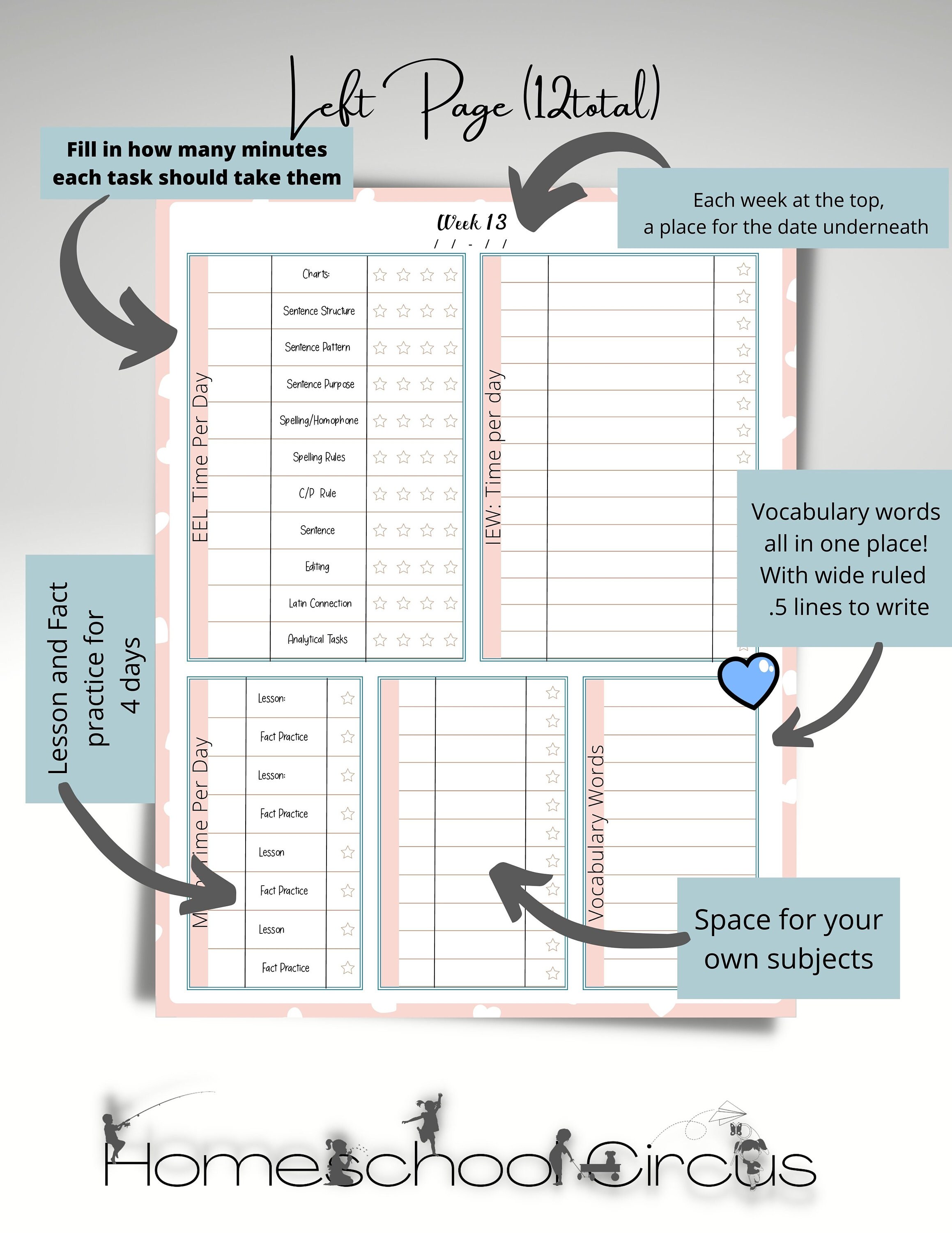 Classical Conversations Essentials Student Planner Time - Etsy