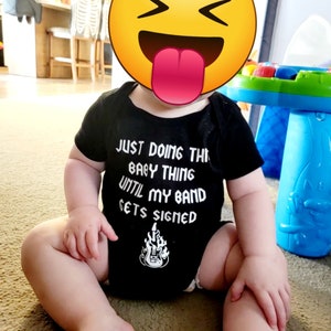 Baby Band Onesie, Musician Gift, Funny Baby Clothes, Rock and Roll Baby ...