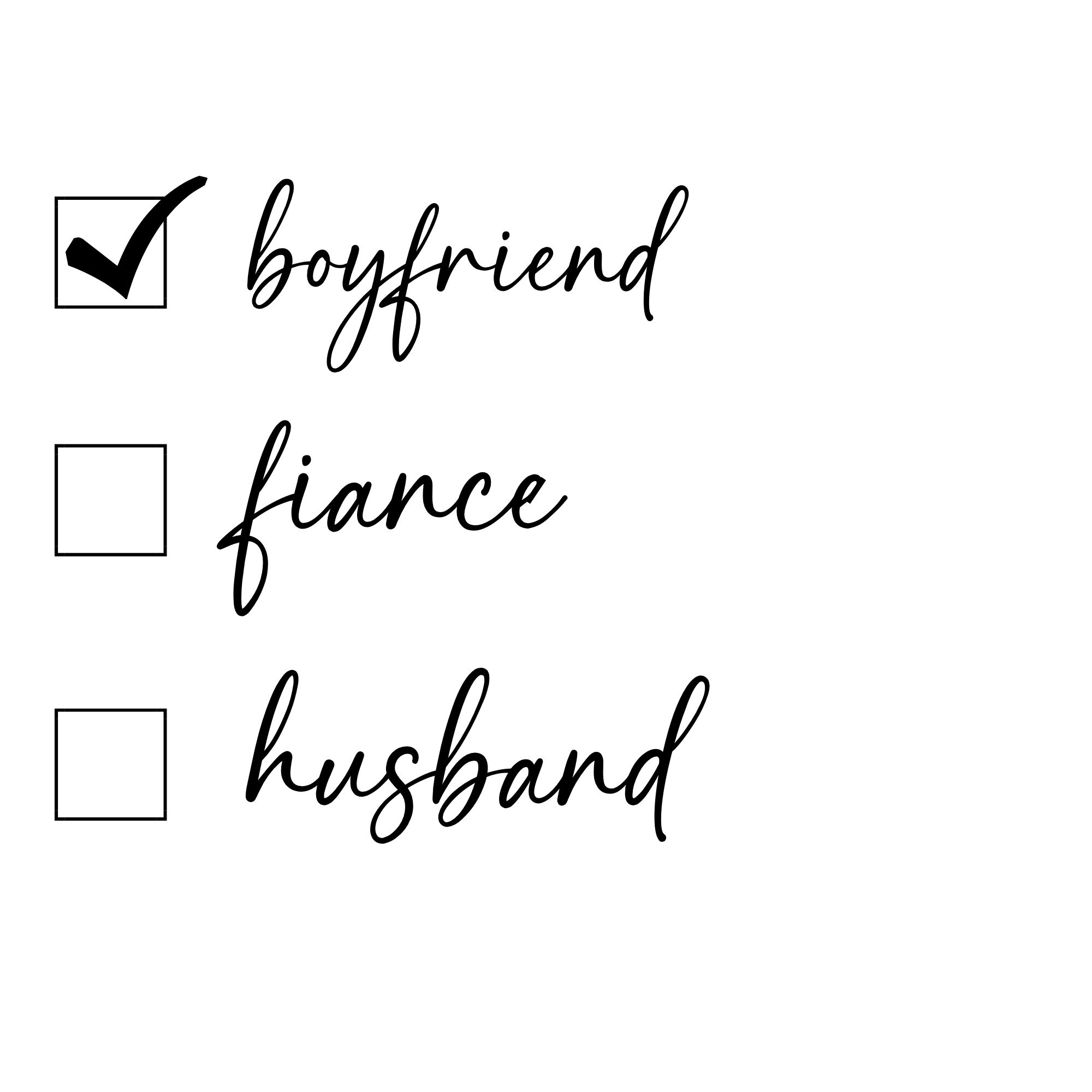 Boyfriend, Fiance, Husband SVG - Etsy