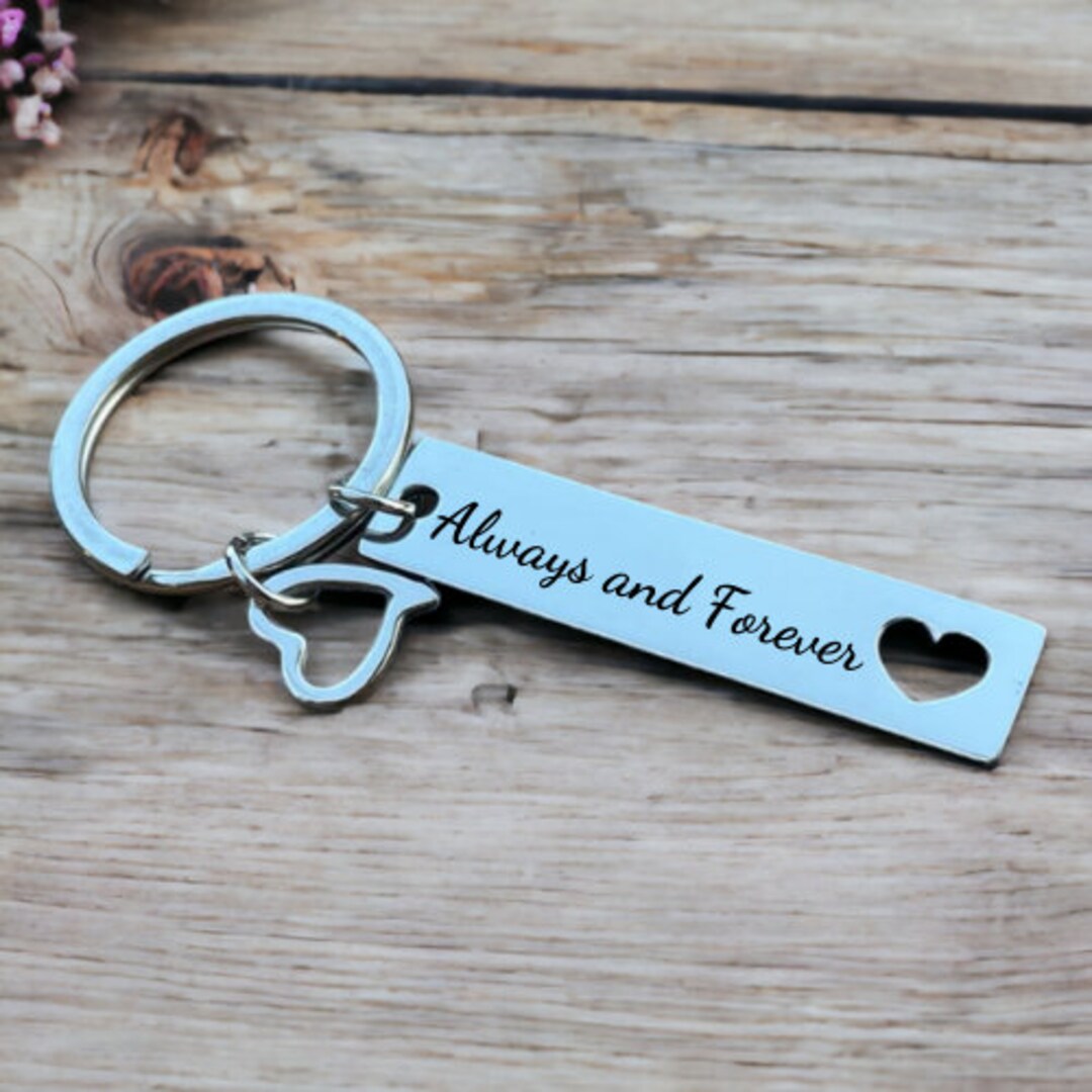 Personalized Keychain, Custom Engraved, Hand Stamped Keychain, Gifts ...