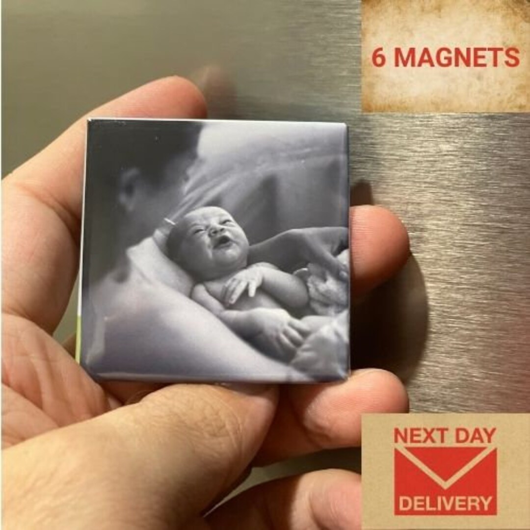 Personalized Photo Fridge Magnet, Custom Picture Magnet, Photo Fridge ...