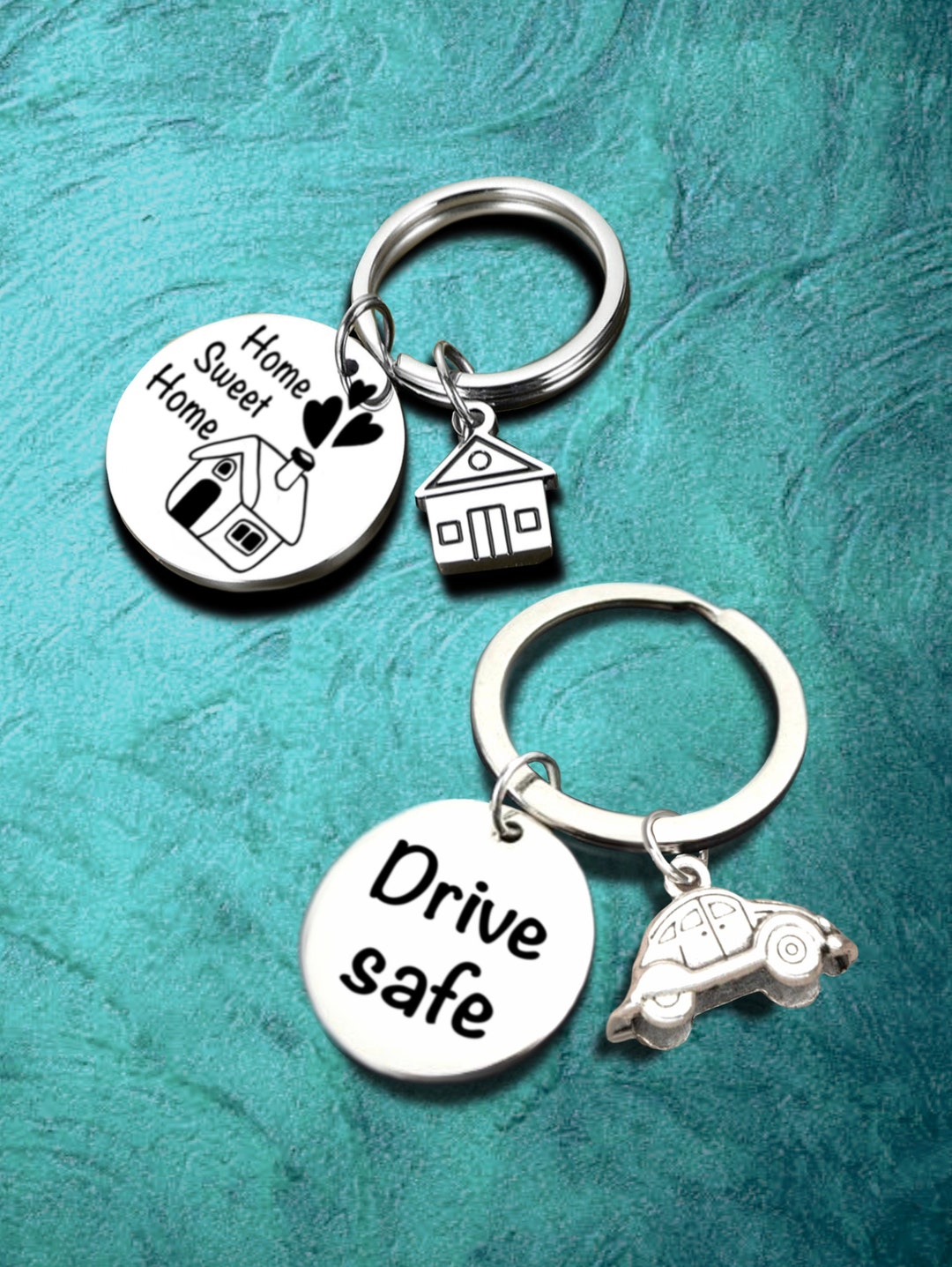 Personalized Keychain, Custom Engraved, Hand Stamped Keychain, Gifts ...
