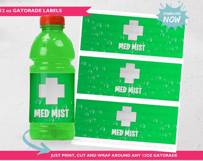 Gamer Med Kit Candy Bar Wrapper Labels, Treat Bag Party Favors ...