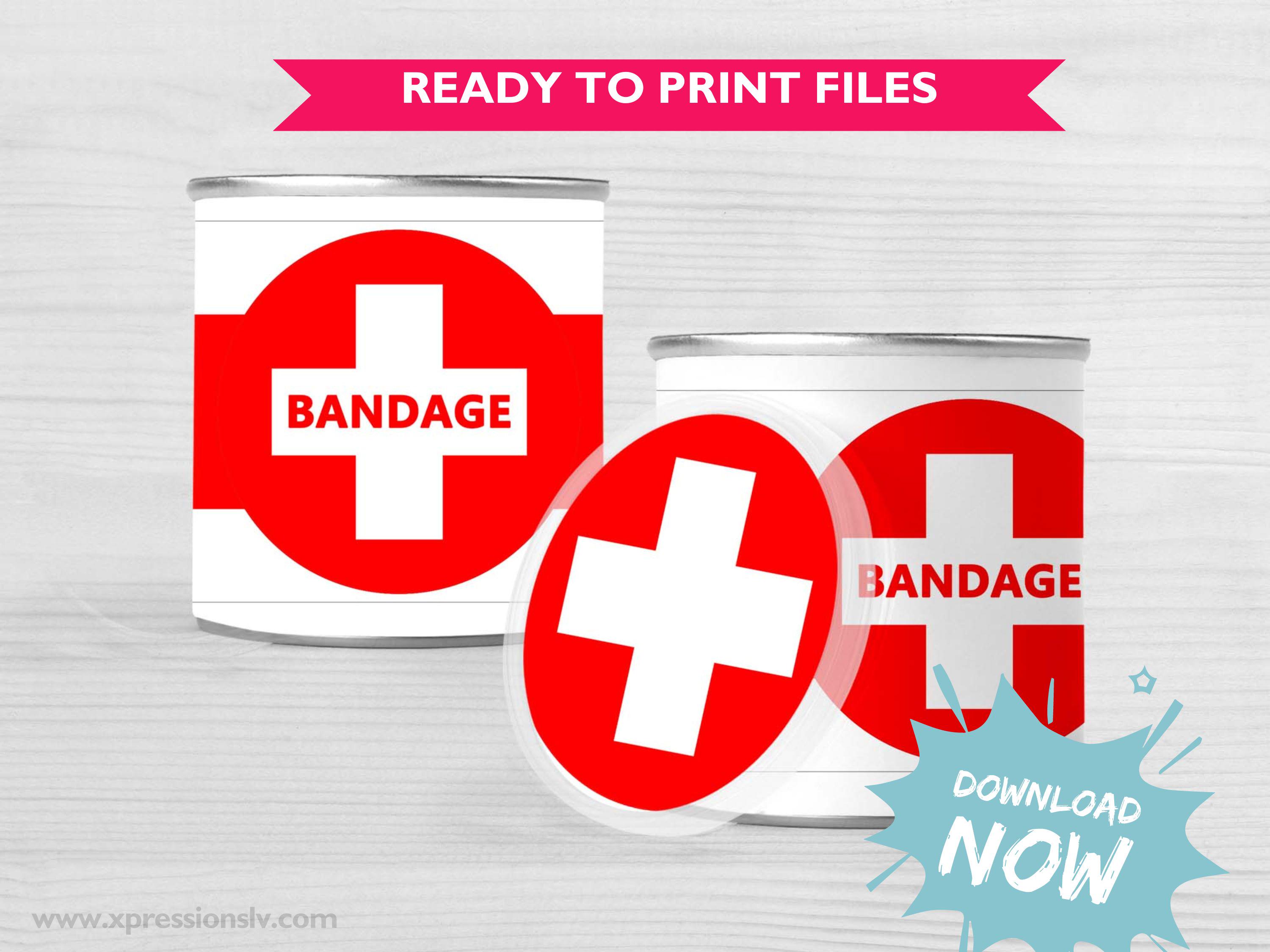 Bandage Labels for Video Game Party Decor Video Game Birthday Party ...