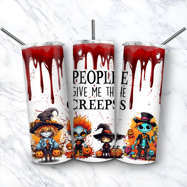 People Give Me the Creeps PNG, Halloween Sublimation Design, Funny ...