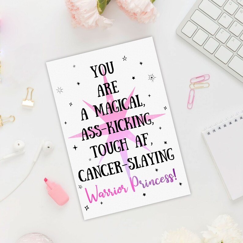 Cancer Encouragement Card for Men Women, Cancer Card for Him Her ...