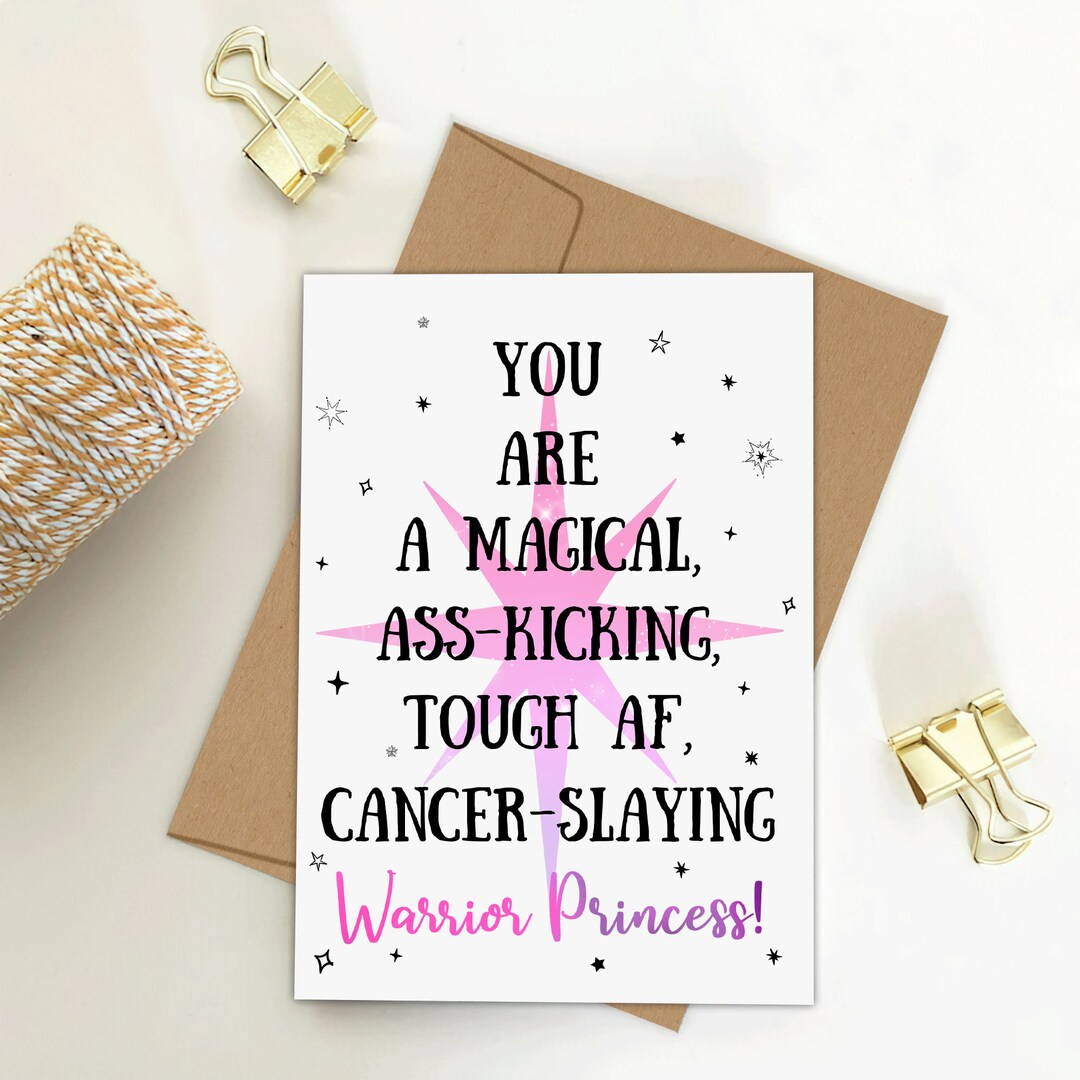 Cancer Encouragement Card for Men Women, Cancer Card for Him Her ...