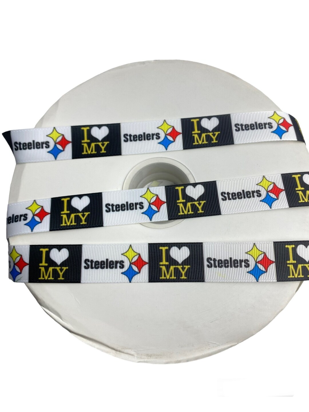 I Love My Steelers Inspired Sports Team 7/8 Grosgrain Ribbon ...