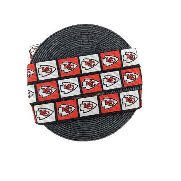 Kansas City Chiefs Wired Ribbon - Etsy
