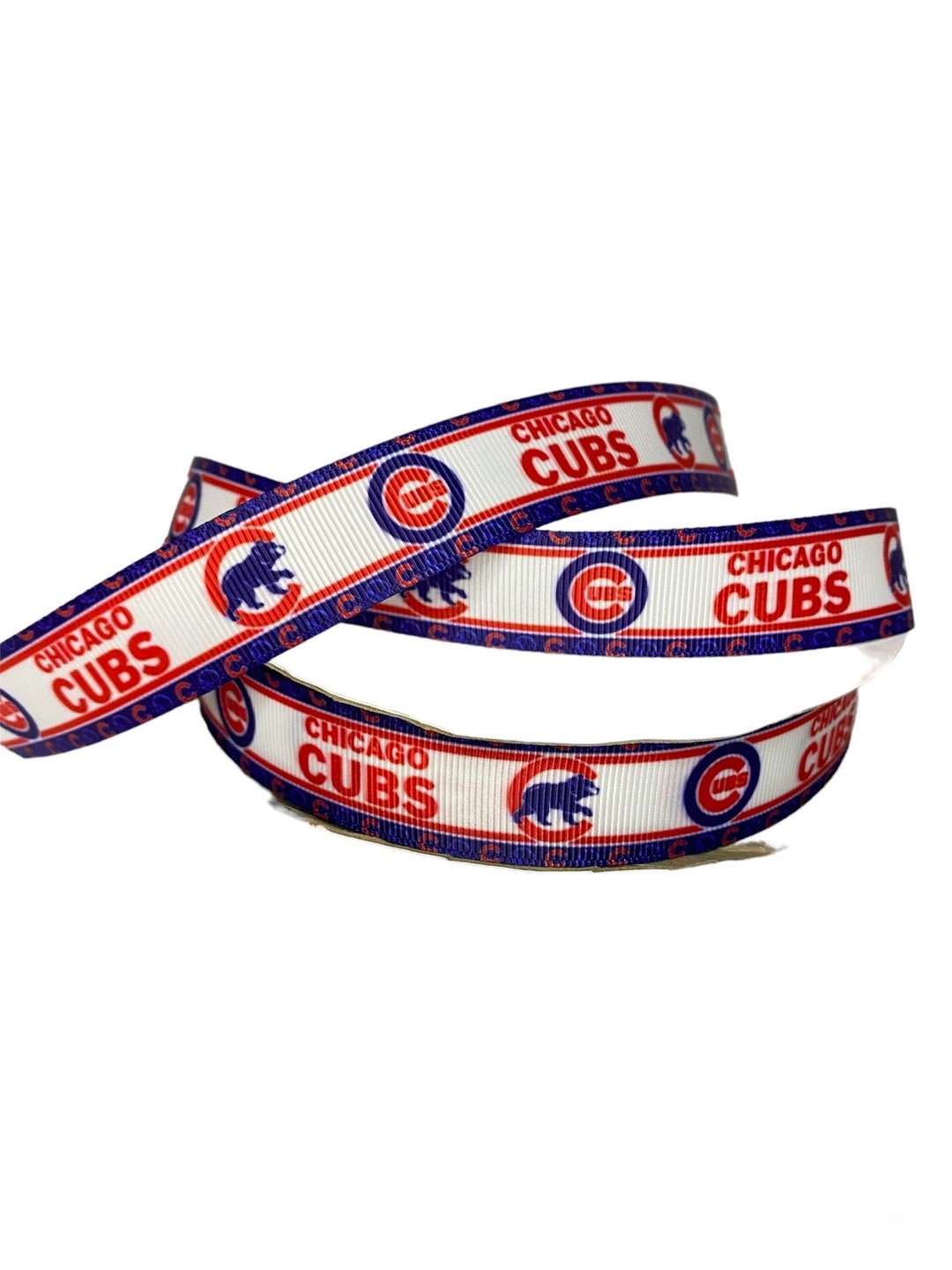 Cubs Inspired Sports Team 7/8 Grosgrain Ribbon. Baseball Inspired ...