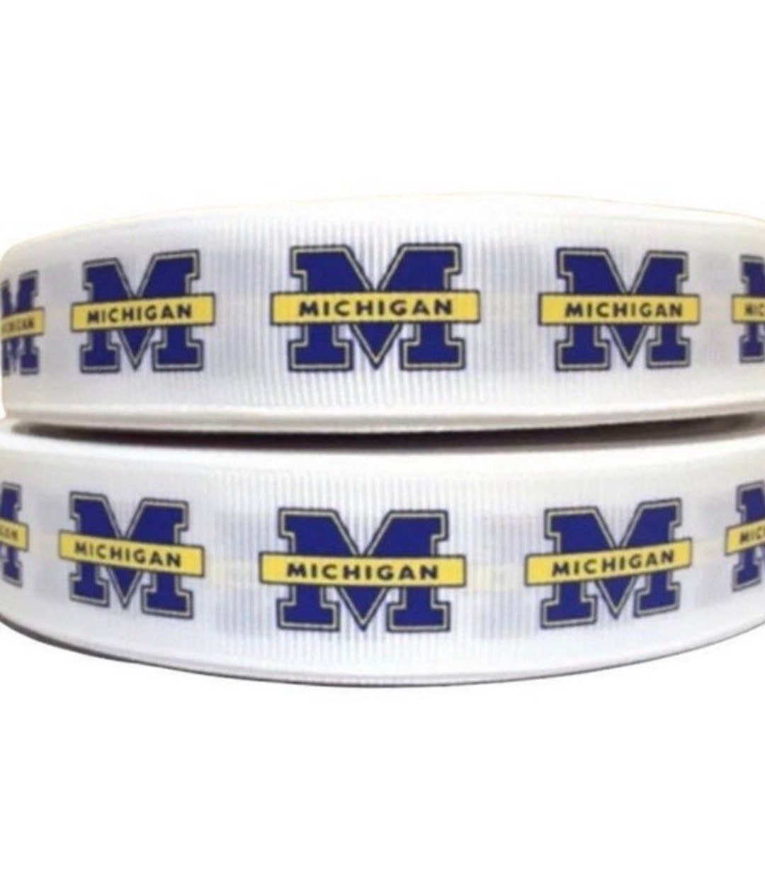 Michigan Inspired Sports Team 7/8 Grosgrain Ribbon. College Inspired ...