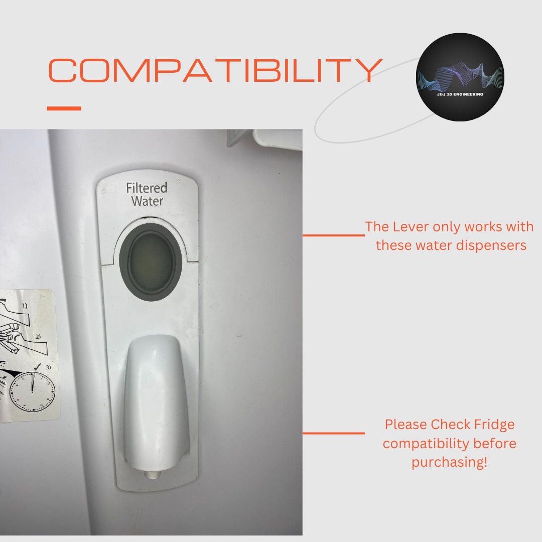 Water Dispenser Lever Attachment for Refrigerator Interior Water ...