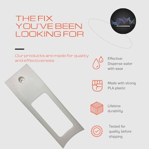 Water Dispenser Lever Attachment for Refrigerator Interior Water ...