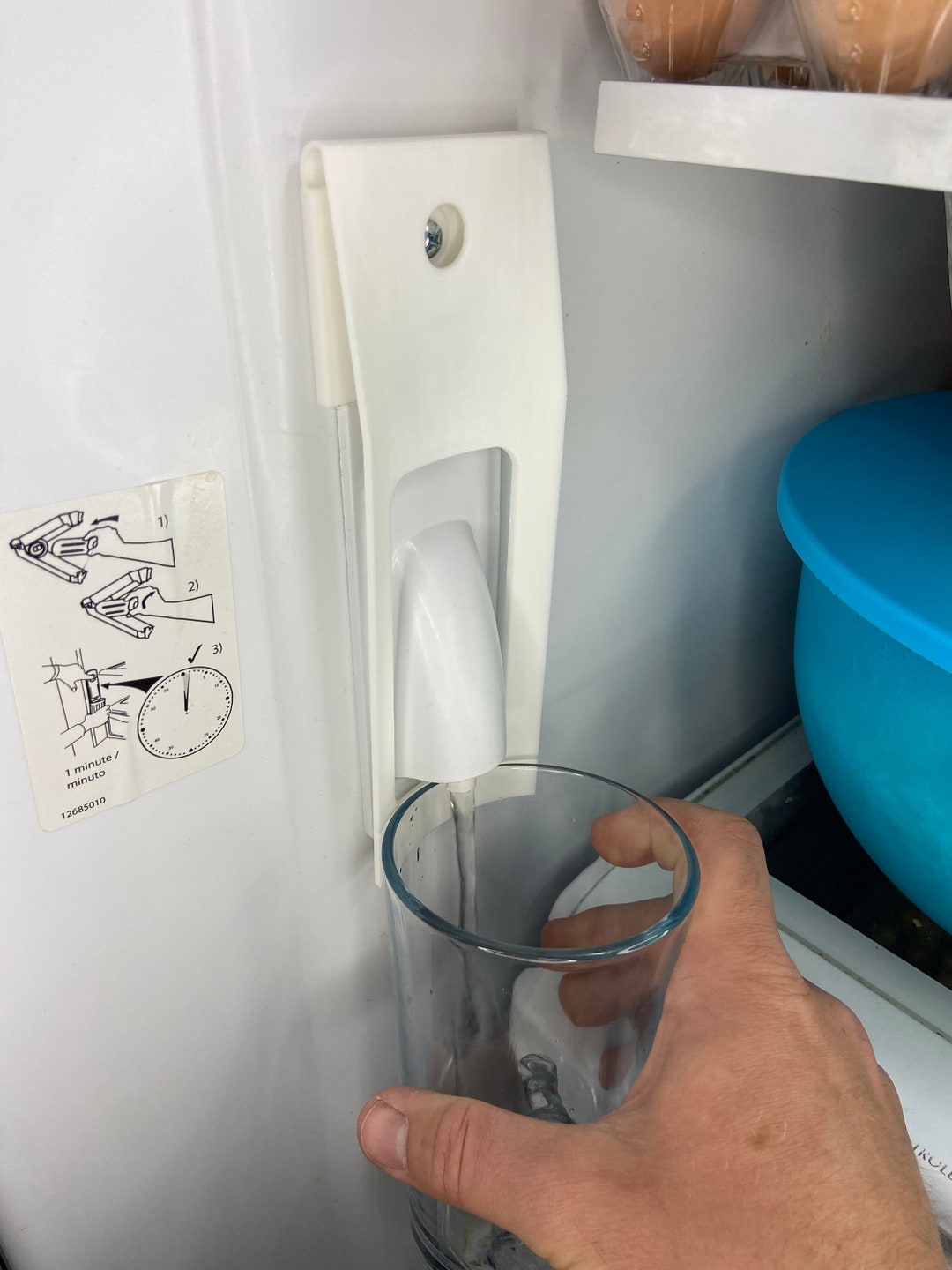 Water Dispenser Lever Attachment for Refrigerator Interior Water ...