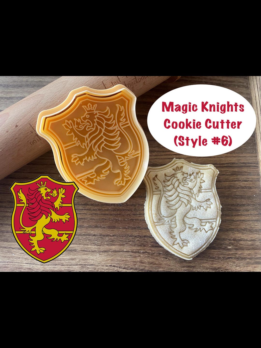 Anime Cookie Cutter, Magic Knights Cookie Cutter and Stamp - Etsy