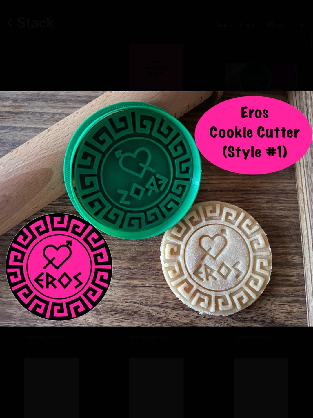 Eros Cookie Cutter, Cupid, Greek Mythology Cookie Cutter and Stamp - Etsy