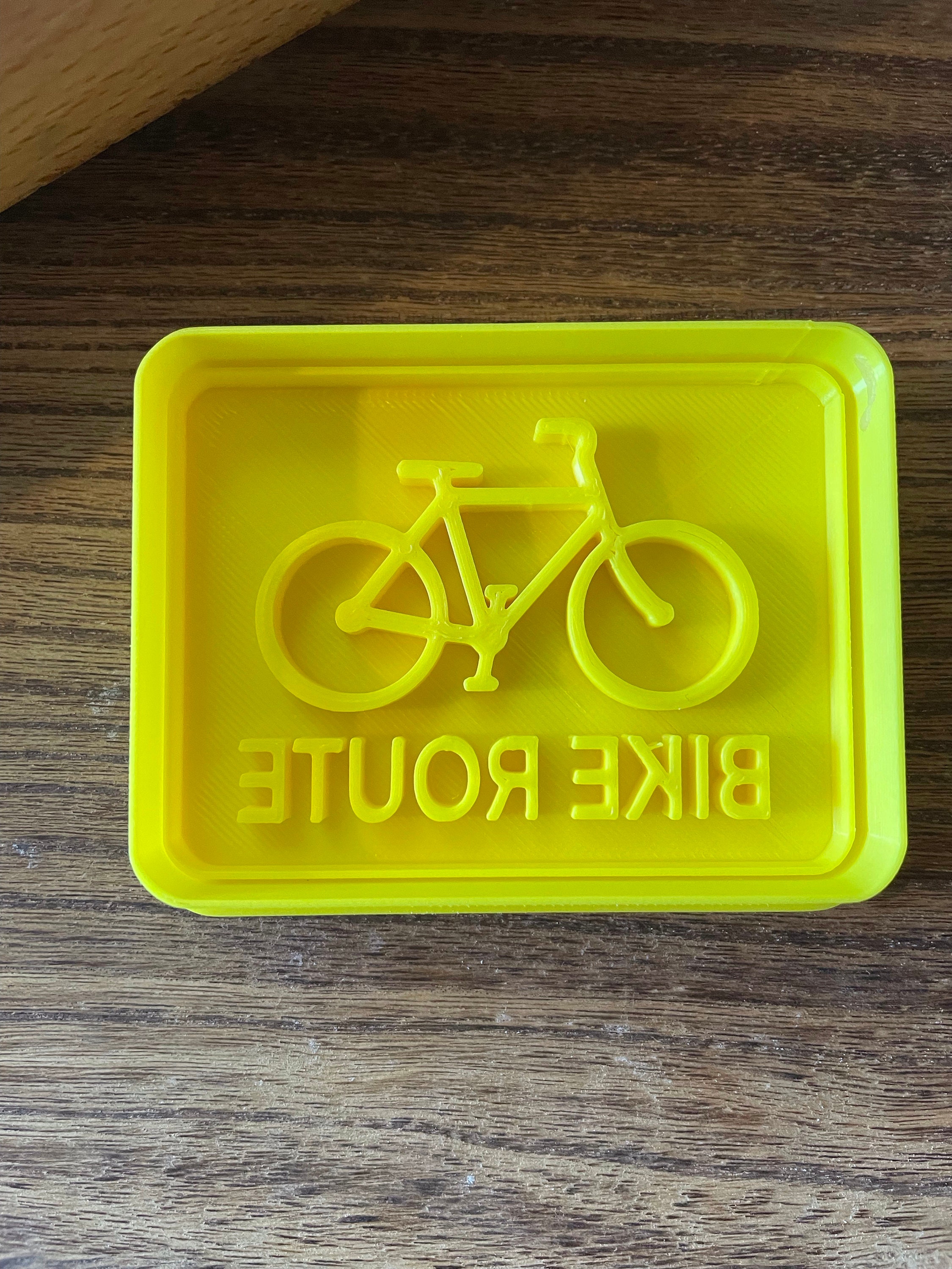 Bike Route Cookie Cutter, Traffic, School, Road Sign, Cookie Cutter and ...