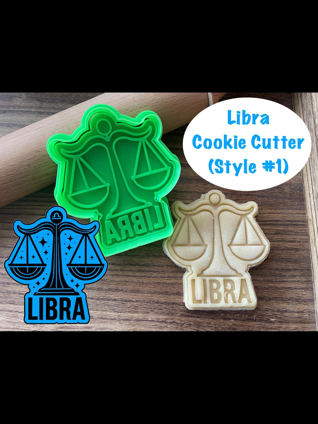 Libra Cookie Cutter, Birthday, Zodiac, Astrology Cookie Cutter and ...