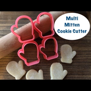 Mitten Cookie Cutter, Winter, Clothing, Multi Cookie Cutter - Etsy
