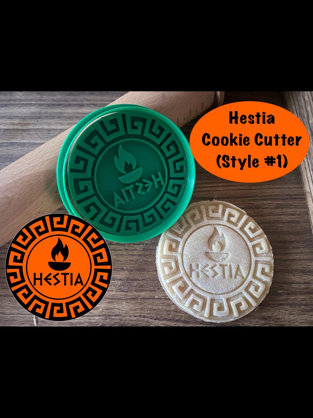 Hestia Cookie Cutter, Greek Mythology Cookie Cutter and Stamp - Etsy