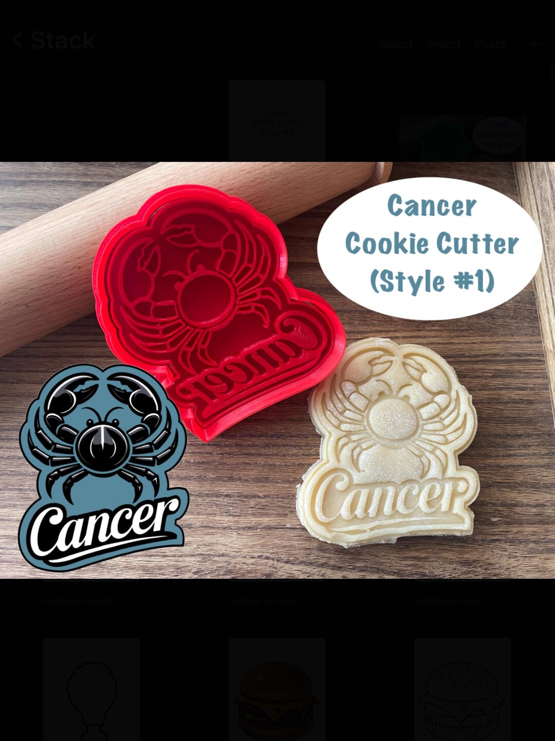 Cancer Cookie Cutter, Zodiac, Astrology, Birthday Cookie Cutter and ...