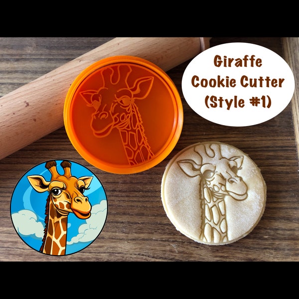 Giraffe Cookie - Etsy